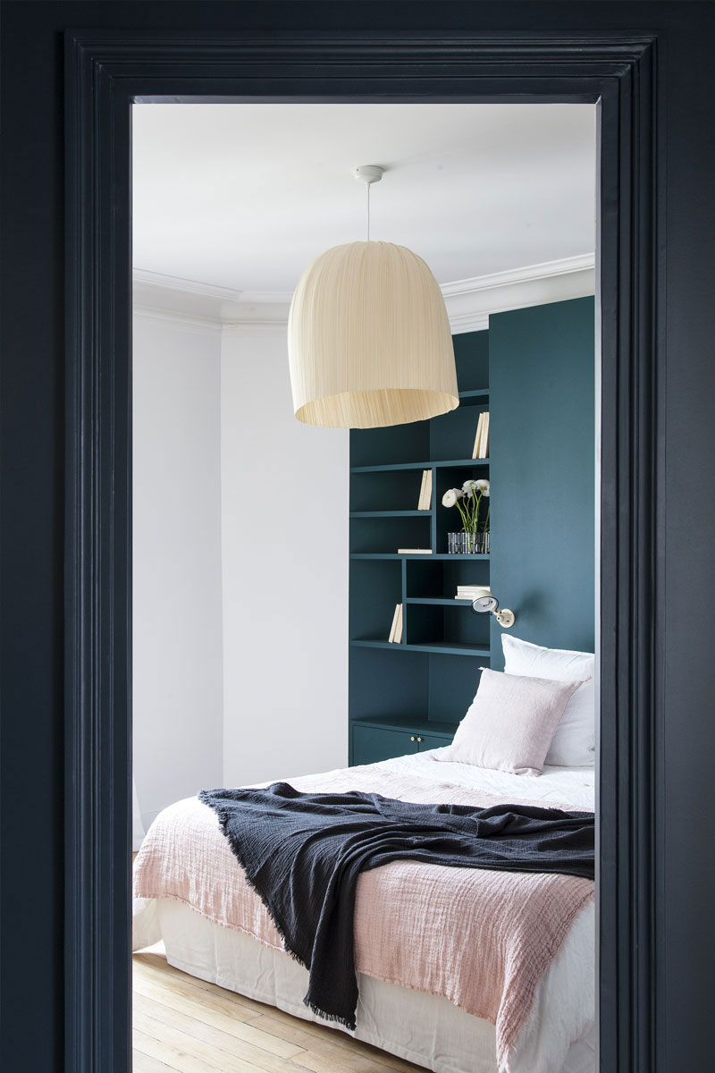 VM designblogg: Εντυπωσιακή κατοικία με χρώμα στο Παρίσι