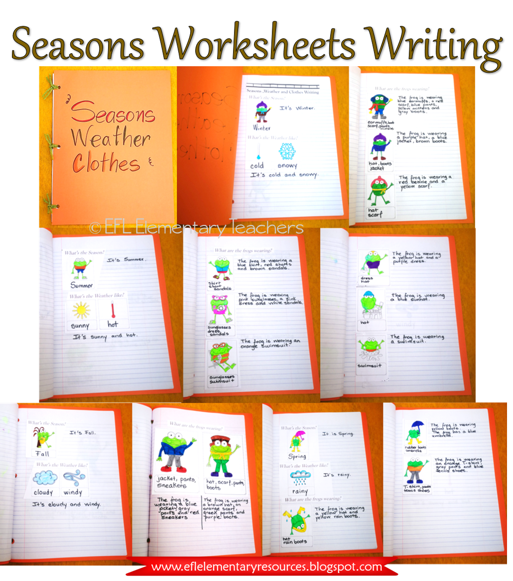 EFL Elementary Teachers: Seasons and Clothes