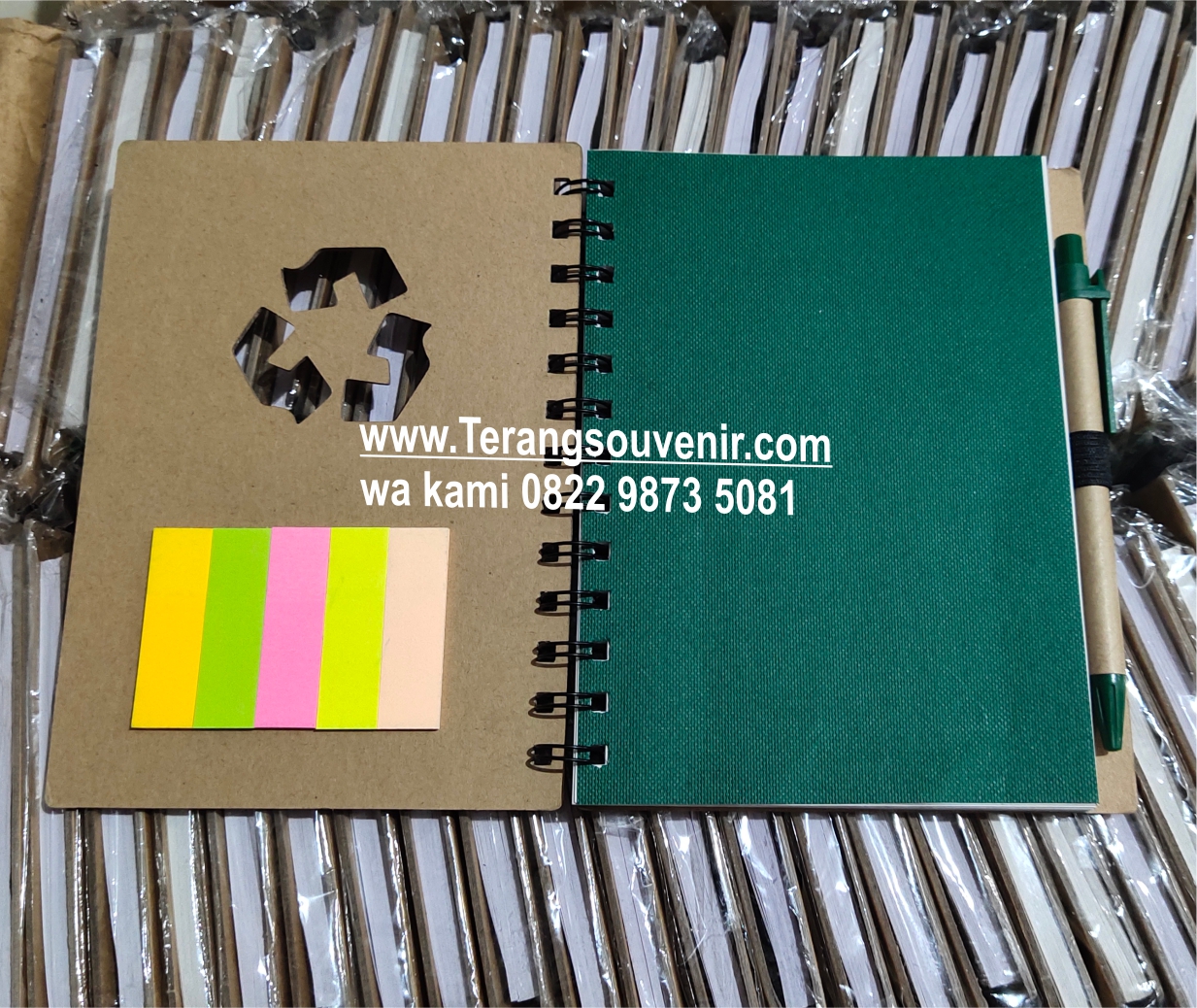 SOUVENIR BUKU MEMO BLOCKNOTE NOTEPAD CUSTOM NOTEPAD POLOS NOTEBOOK ...