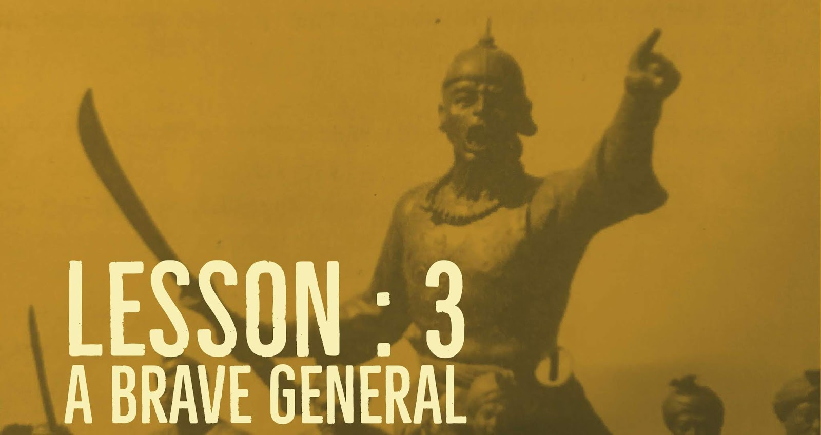 A Brave General | Class 3 | English | Lesson 3 | SCERT Solutions ...