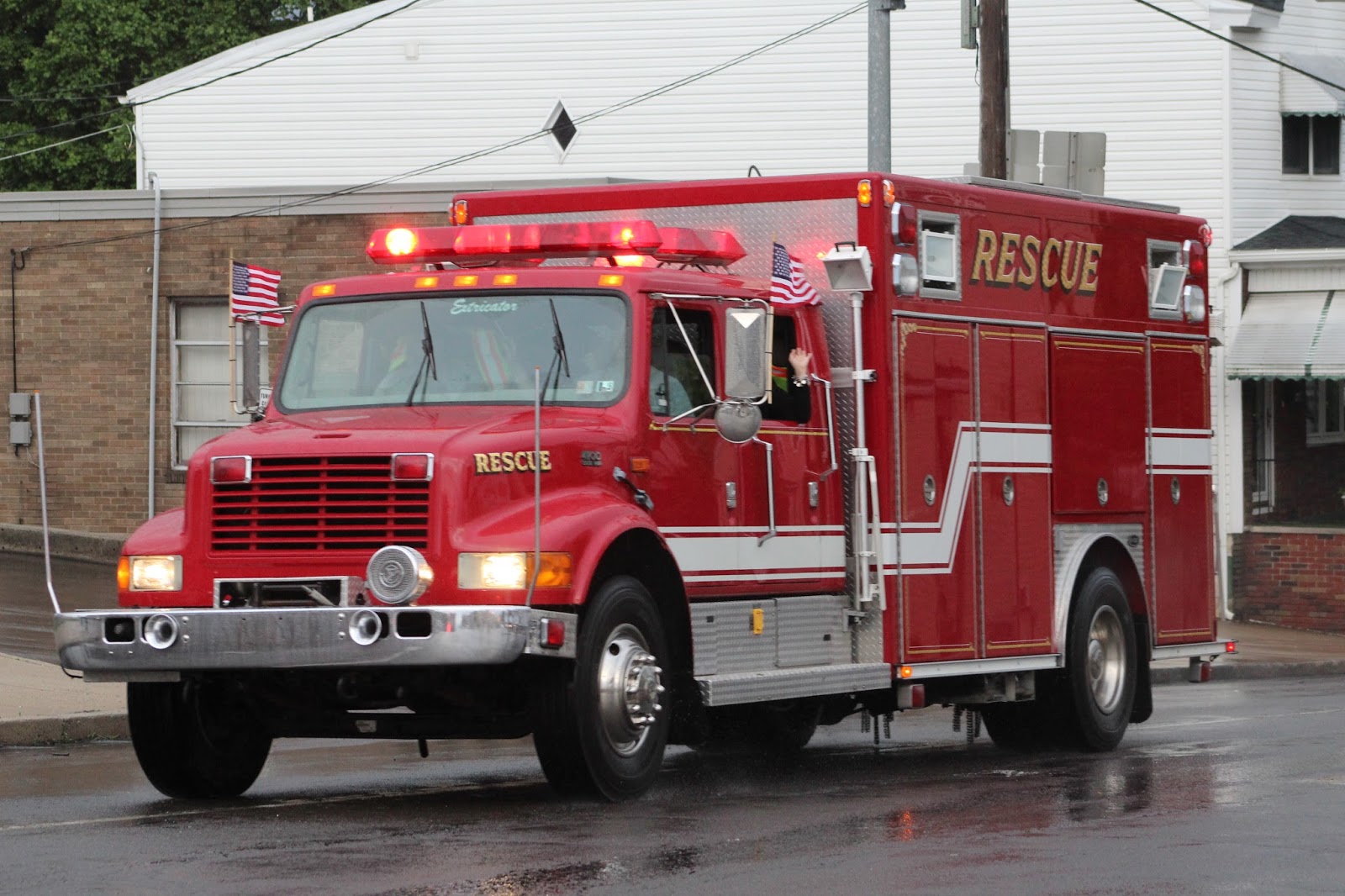 Friendship Fire Company Kicks Off Block Party with Fire Truck Parade