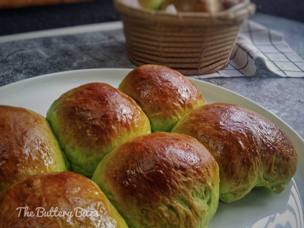 Resepi Roti Bun Pandan Kelapa Sukatan Cawan The Buttery Bites