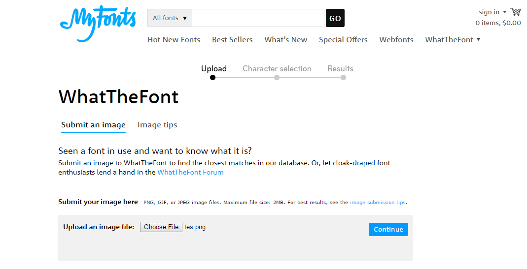 Cara Mengetahui Jenis Font dari Gambar Secara Online