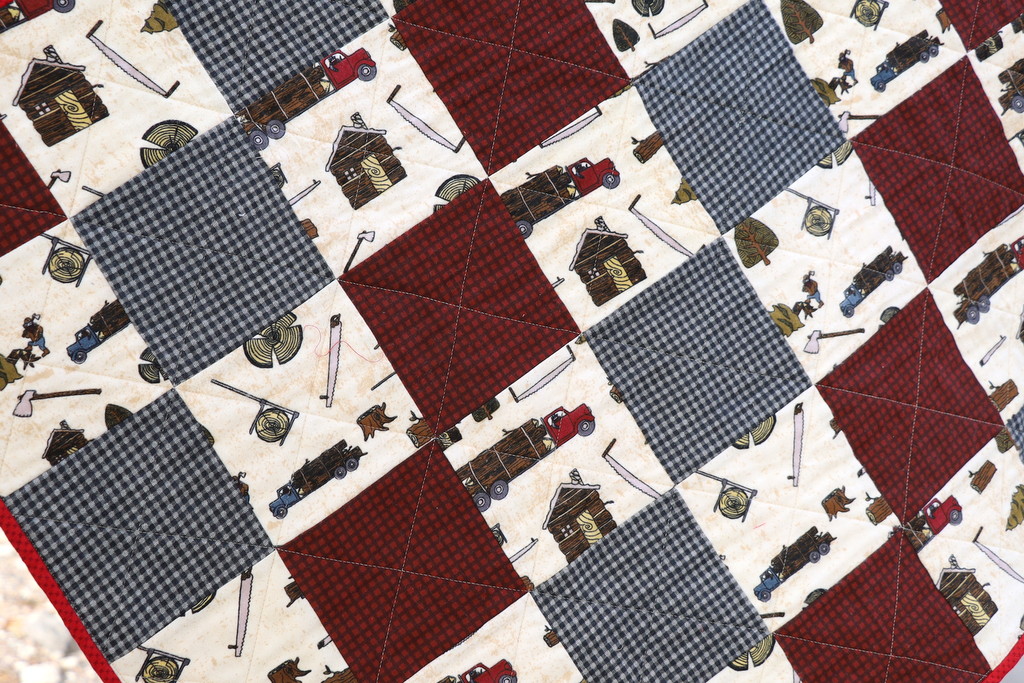 Just Let Me Quilt: Riley Blake Designs Lumberjack Aaron Flannel