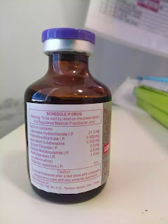 Difference between Xylocard , Xylocaine and Xylocaine with Adrenaline