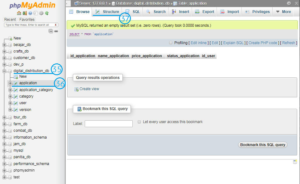 Tutorial Membuat Database Menggunakan Mysql Phpmyadmin Tanpa Coding Langit Tutorial