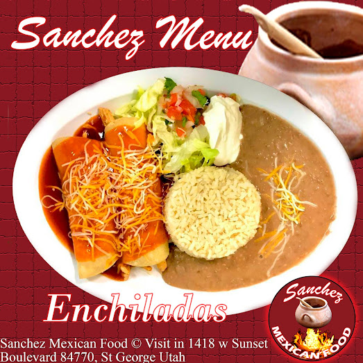 Menu ~ Sanchez Mexican Food