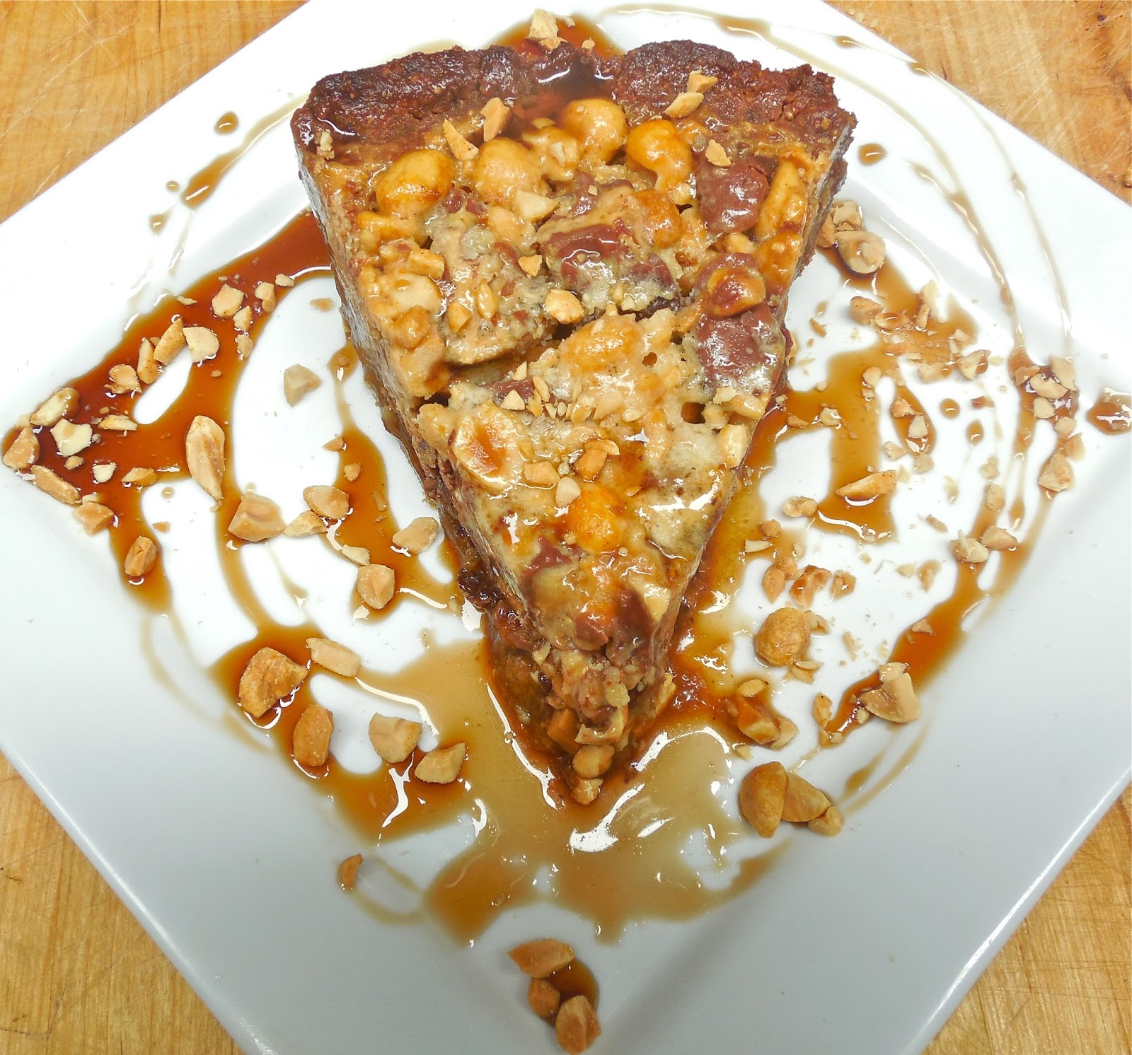 Haute + Heirloom: Goo Goo Cluster Pie with a Coca Cola Reduction Drizzle