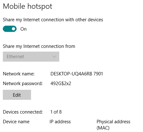 Use your PC as a mobile hotspot in windows 10 - Tech Spider