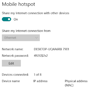 Use your PC as a mobile hotspot in windows 10 - Tech Spider