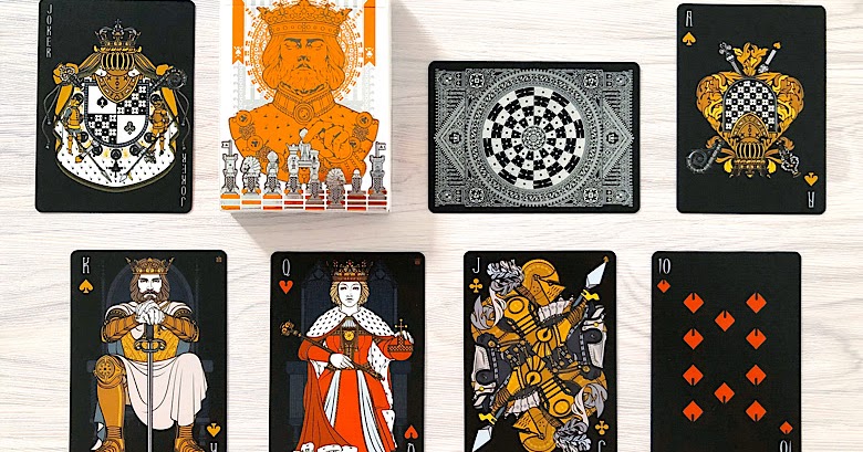 Deck View: King's Game (White Edition) Playing Cards