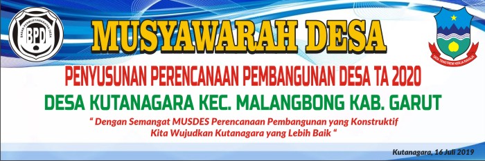 Download Contoh Spanduk Musdes.cdr - KARYAKU