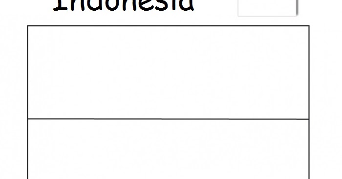 Geography Blog: Indonesia flag coloring picture