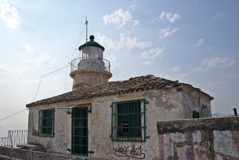 Neal's Lighthouse Blog: Faros Sidero, Kerkyra, Corfu, Greece