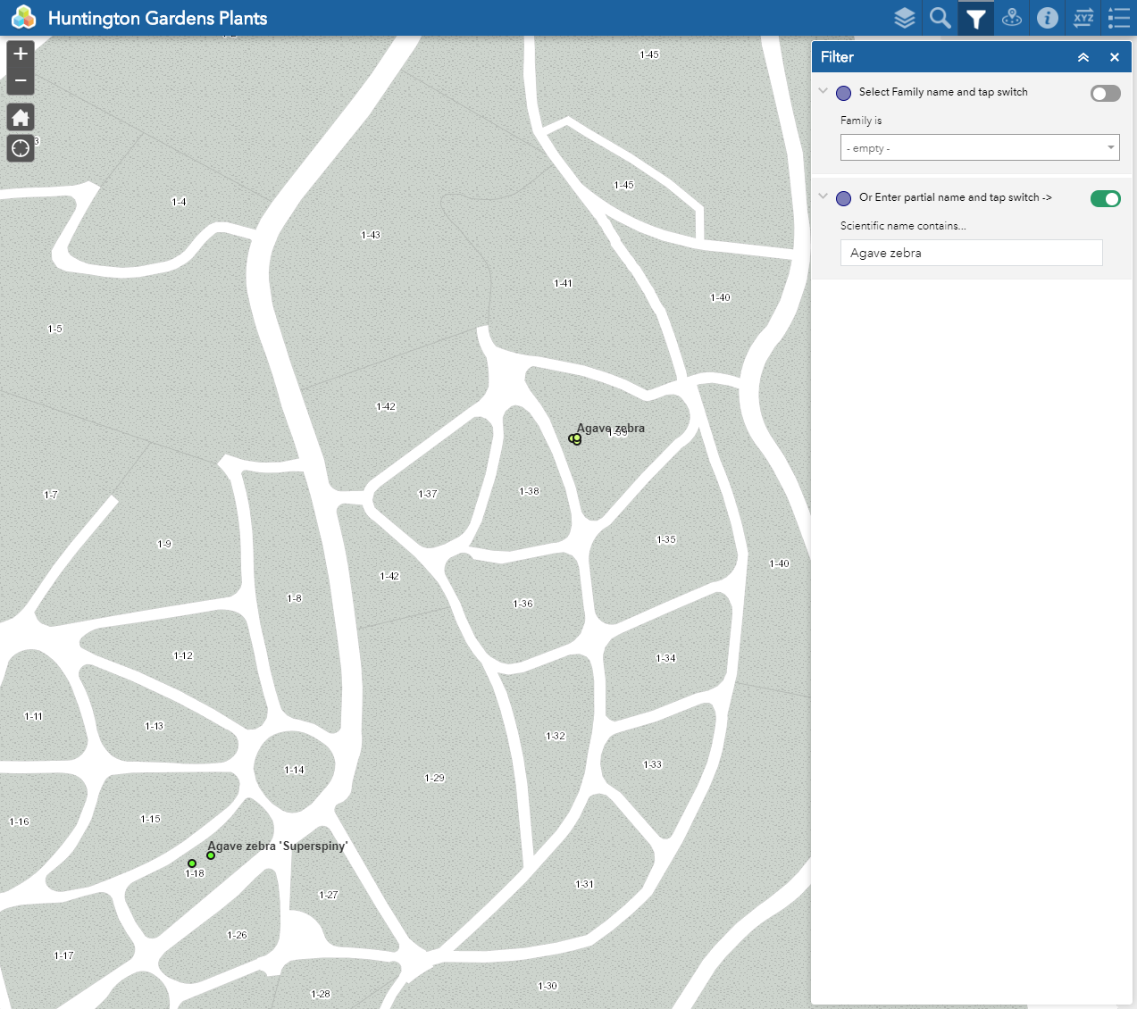 Plant-nerd technology that works: Huntington digital plant map