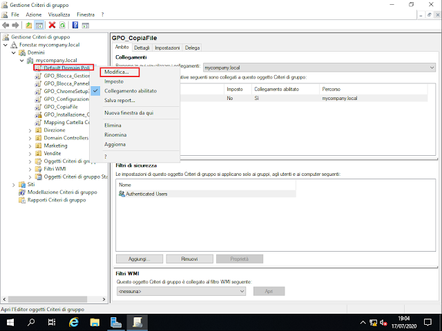 Information Technology: Windows Server 2019: Impostare l'audit sul ...