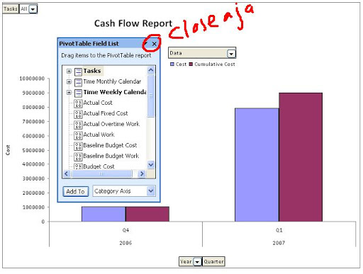 civilpedia: Cara menampilkan kurva S pada Microsoft project