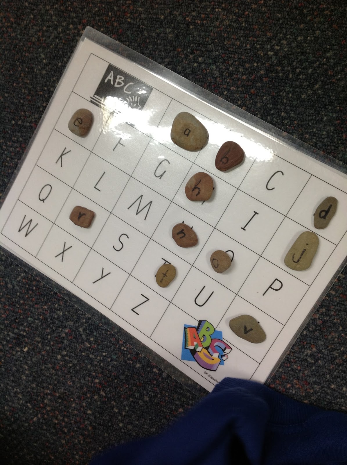 Letter grid | Literacy centers, Literacy activities preschool, Literacy ...