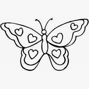 Planse de colorat si fise pentru copii: FLUTURI - PLANSE de colorat cu ...