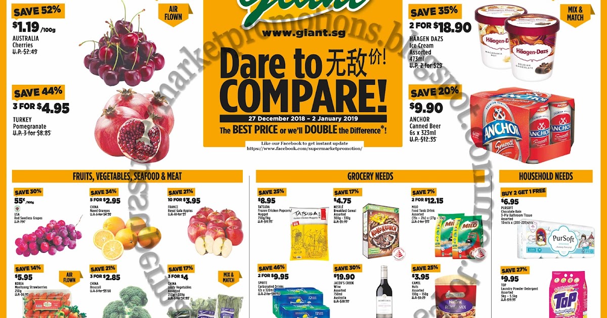 Giant Dare To Compare! Promotion 27 December 2018 - 02 January 2019 ...