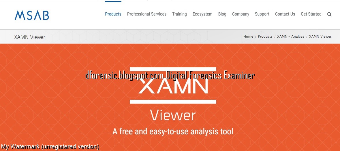 Digital Forensics Examiner: Mobile Forensics:XAMN Viewer