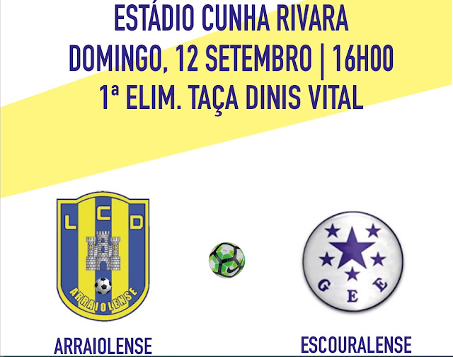 Lusitano Clube Desportivo Arraiolense: Seniores: 1ª Eliminatória Taça ...