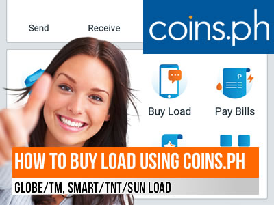 How to Buy Load Smart/TNT/Globe/TM/Sun Using Coins.ph