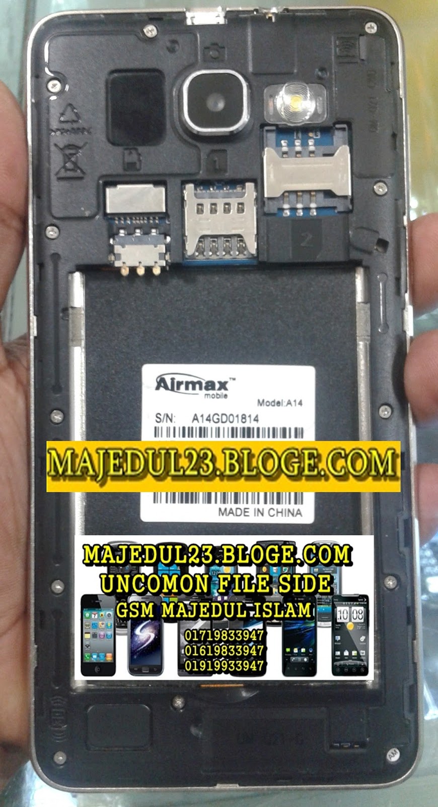 UNCOMON FILE SIDE: AIRMAX-A14 MT6572 NAND (2ND) FLASH FILE OFFICIAL ...