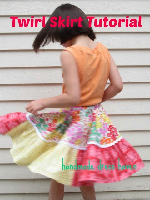 handmade dress haven: Free Twirl Skirt Tutorial - Sizes 2-14