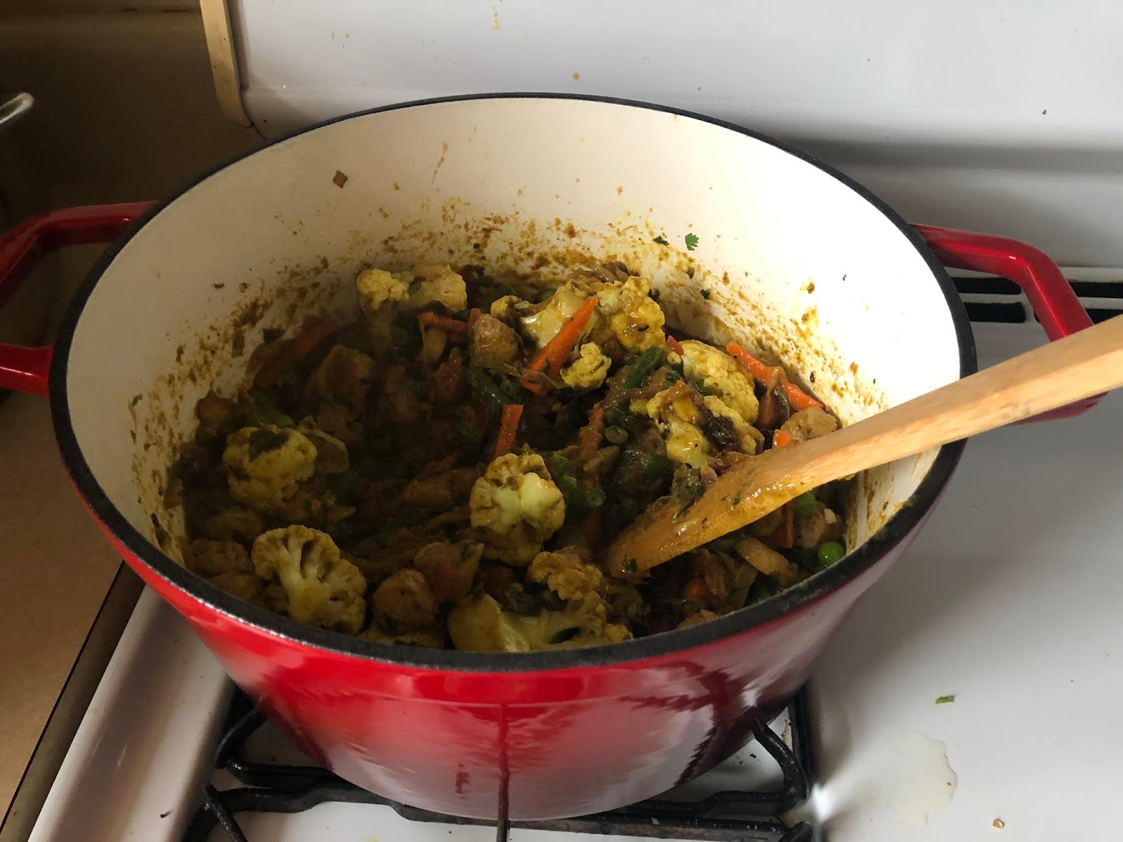 Viki 's Kitchen: Vegetable briyani in Dutch Oven