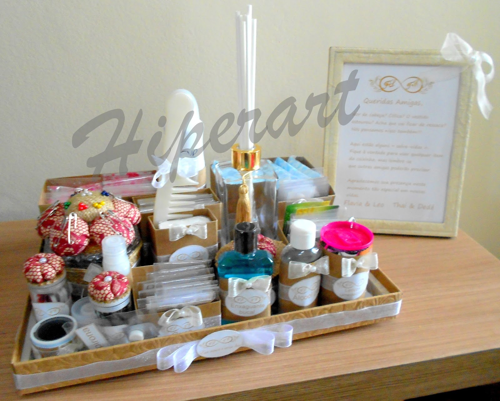 Hiperart Ideias Personalizadas: Kits para os lavabos com decoração craft