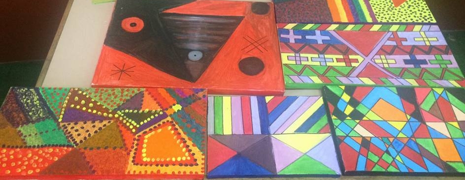 Biblioteca escolar do JK: Arte na Matemática