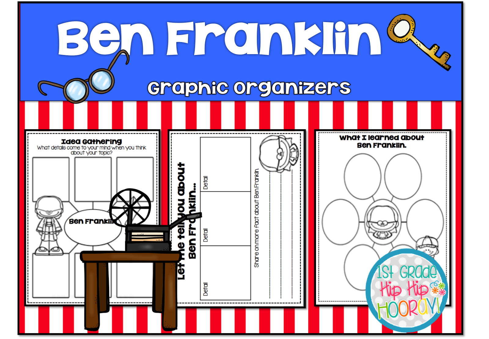 1st Grade Hip Hip Hooray!: Ben Franklin