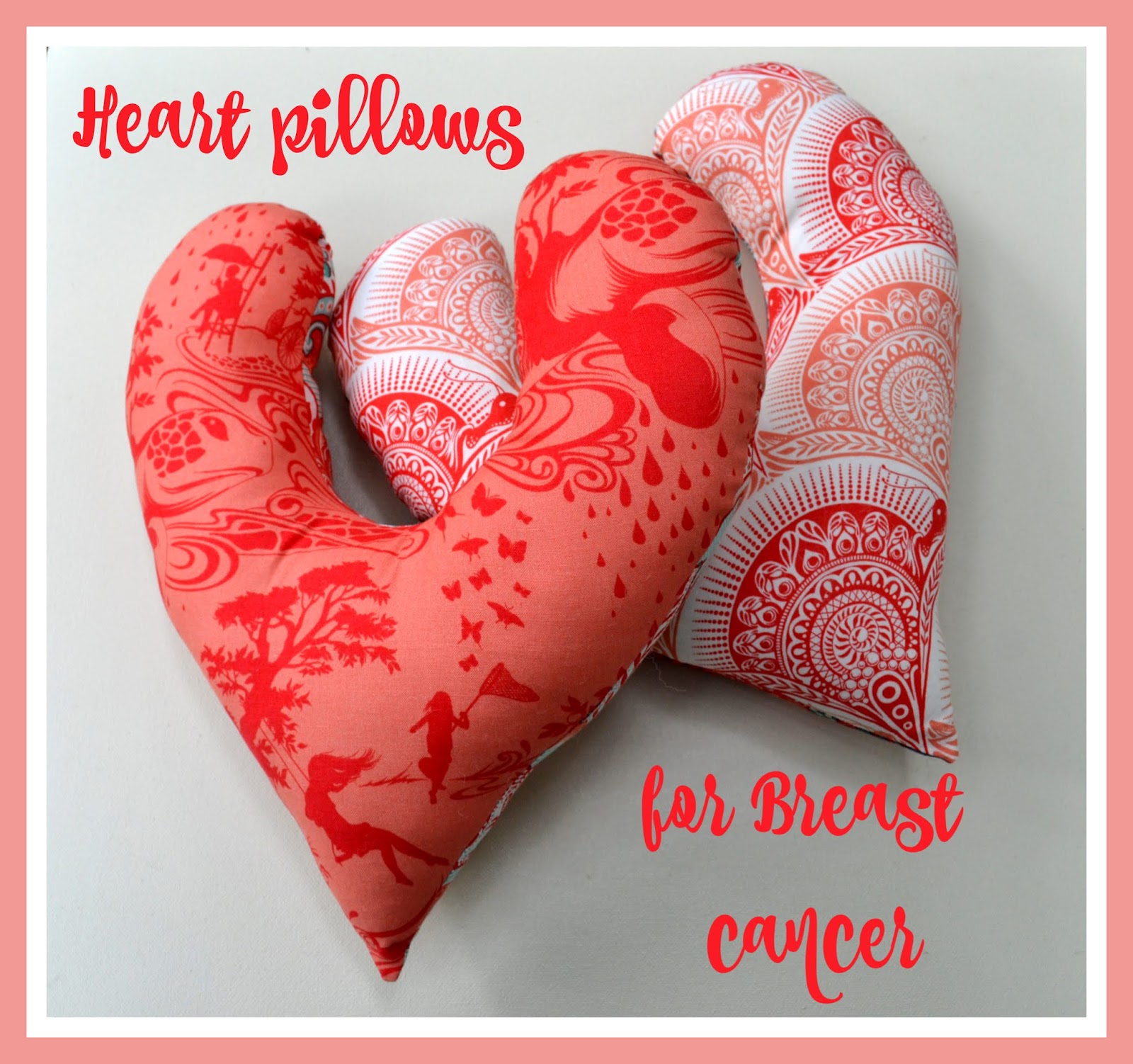 Bear Dolly And Moi Heart Pillows From Breast Cancer bear-dolly-and-moi-heart-pillows-from-breast-cancer