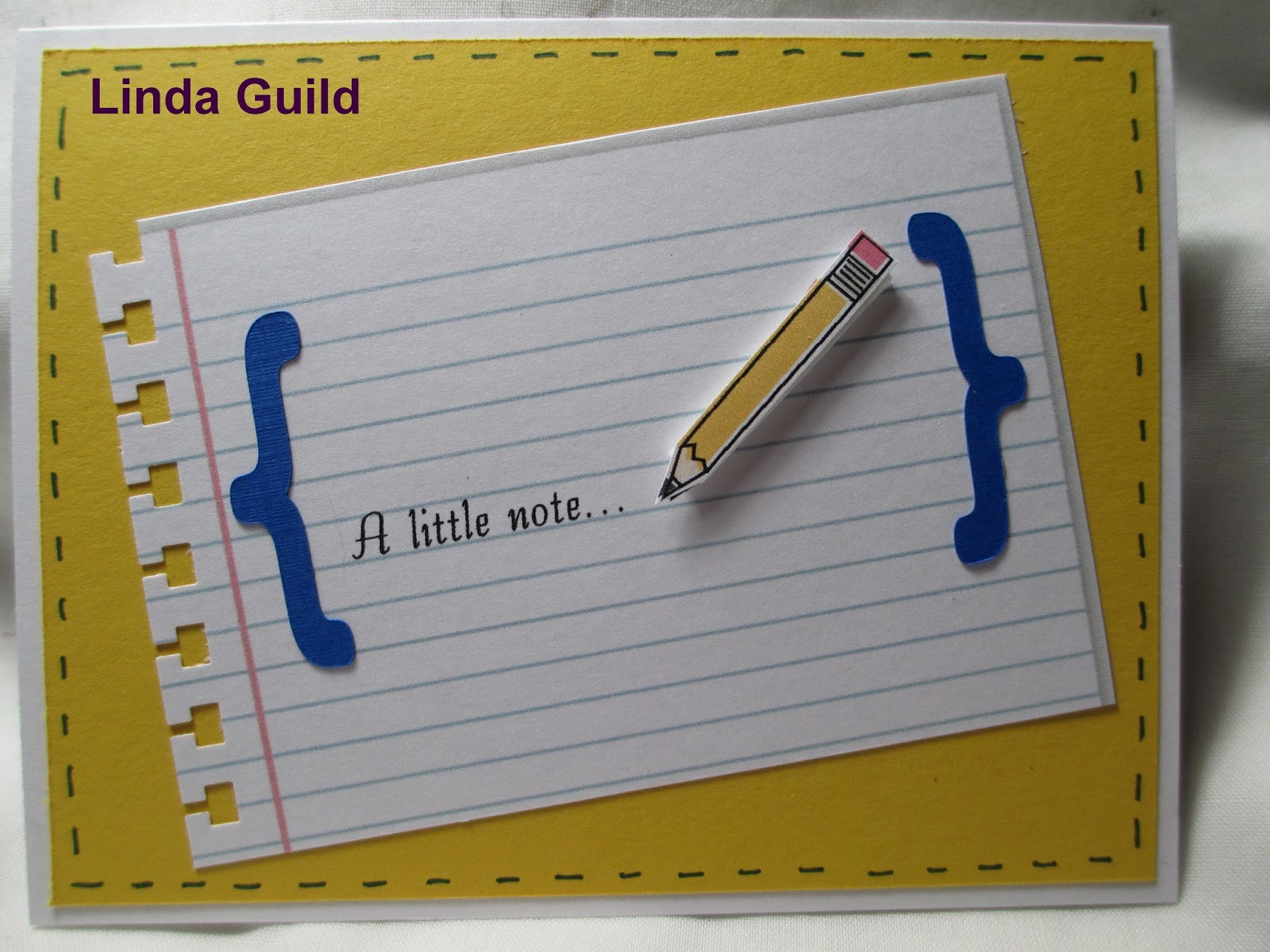 Nothin' Fancy: Notebook Paper Card