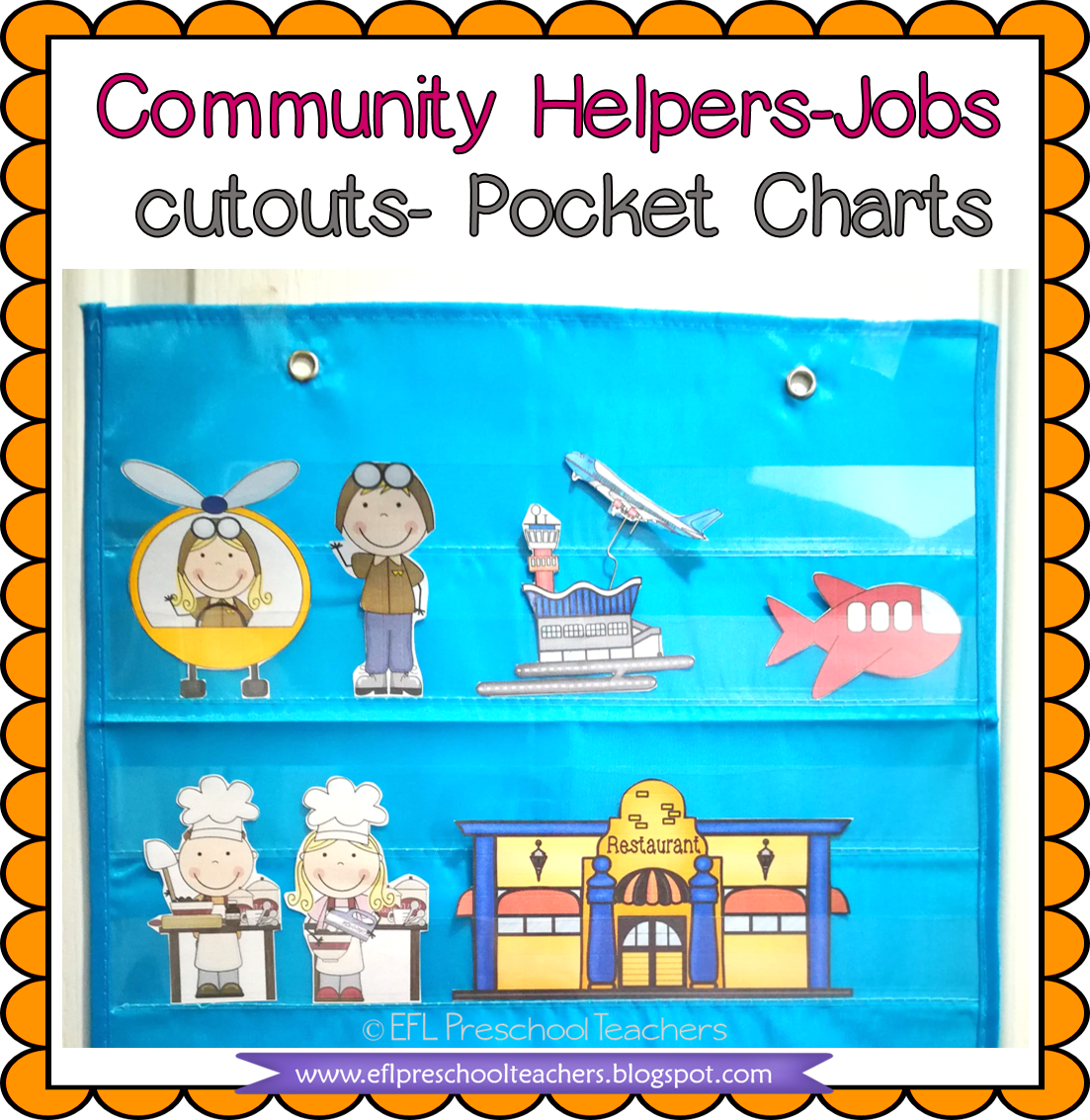 ESL/EFL Preschool Teachers: ESL Community Helpers cutouts and ideas on ...