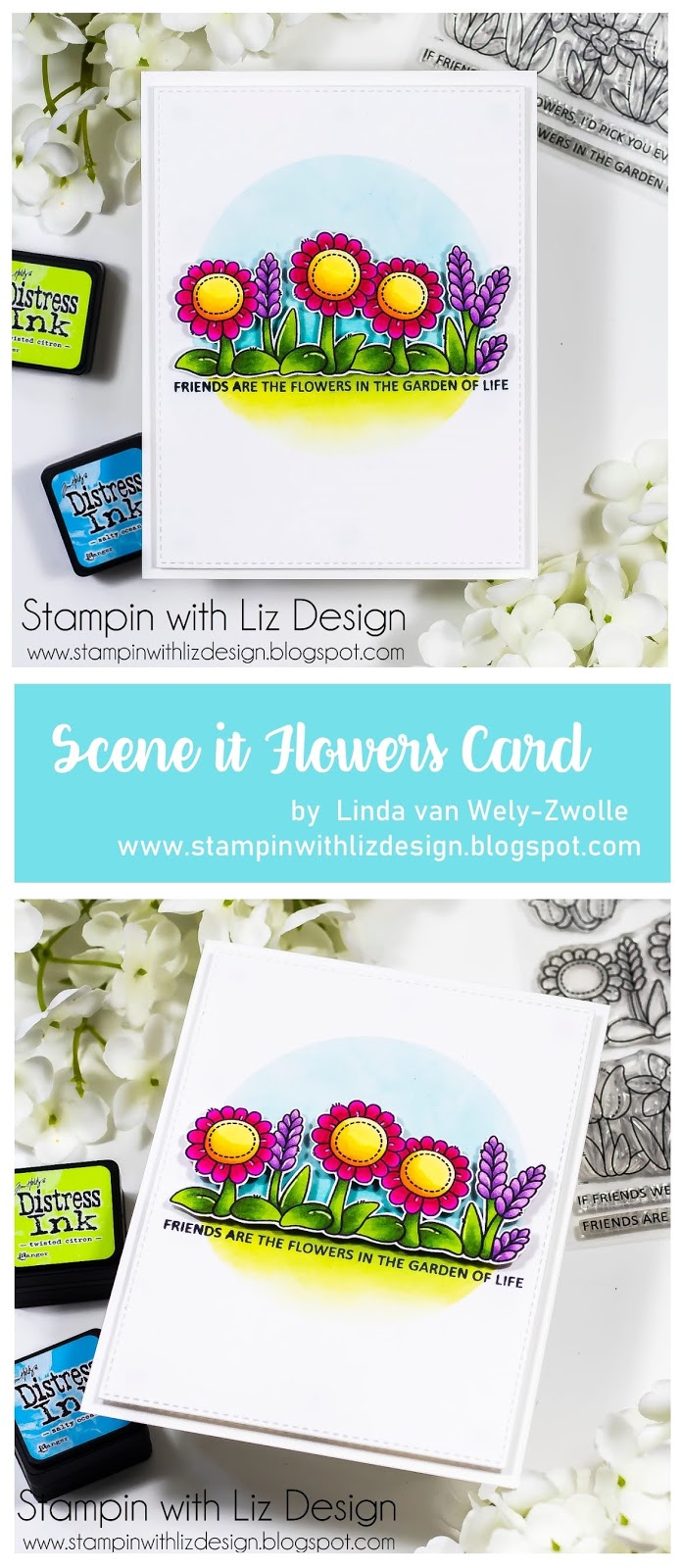 Stampin with Liz Design: Stampin with Liz Design: CAS on Friday Challenges!