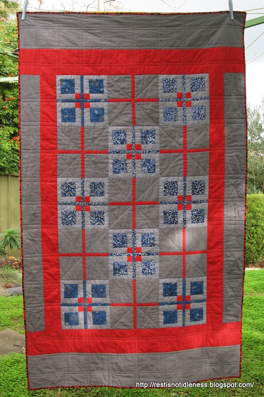 Wounded Warrior Quilt delivered - Aussie Hero Quilts (and Laundry Bags)