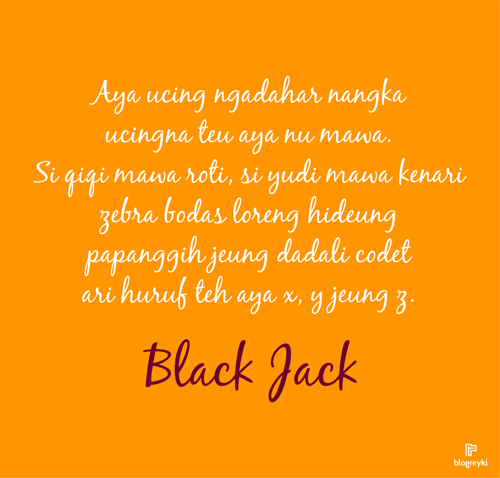 10 Font Script/Cursive (Huruf Sambung) Gratis Terbaik - Blog Reyki