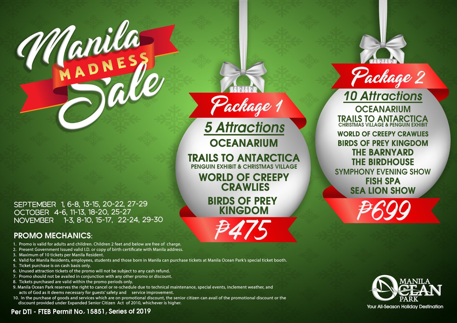 Manila Shopper: Manila Ocean Park Promo for Manila Residents: Nov 2019