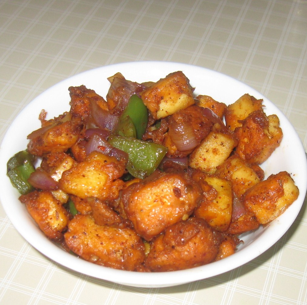 Revathi's Cook Book: Chilli Paneer