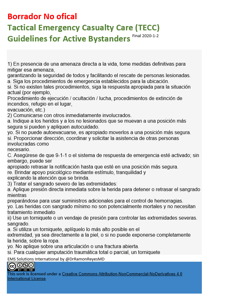 EMS SOLUTIONS INTERNATIONAL by @DrRamonReyesMD marca registrada ...