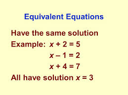 About Maths: 1. Equations