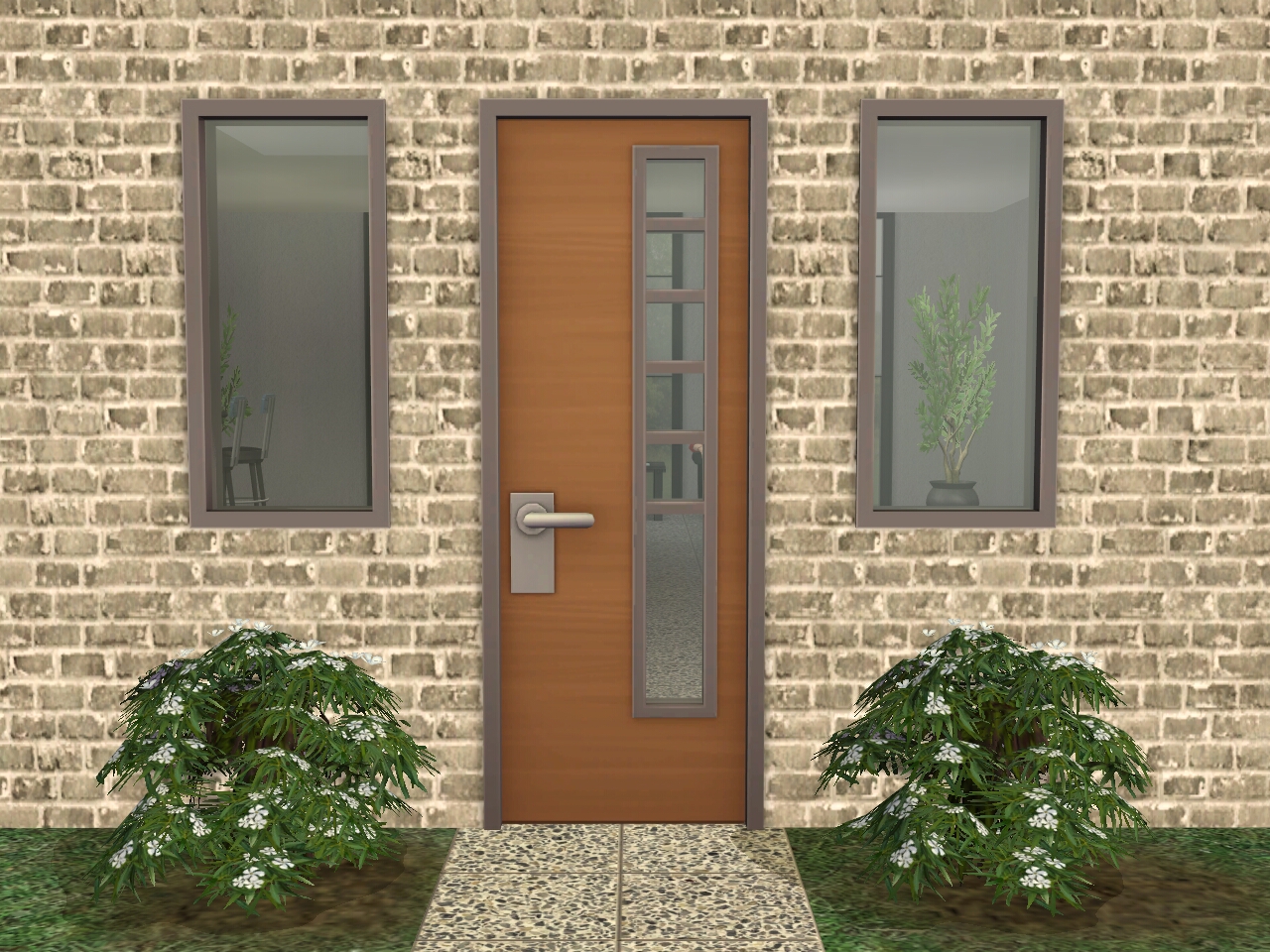TheNinthWaveSims: The Sims 2 - TS4-TS2 Tiny Living Door Plus Add-Ons