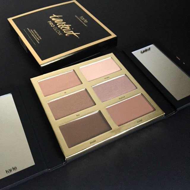 Tarte Tarteist PRO Glow Highlight & Contour Palette Review & Swatches ...