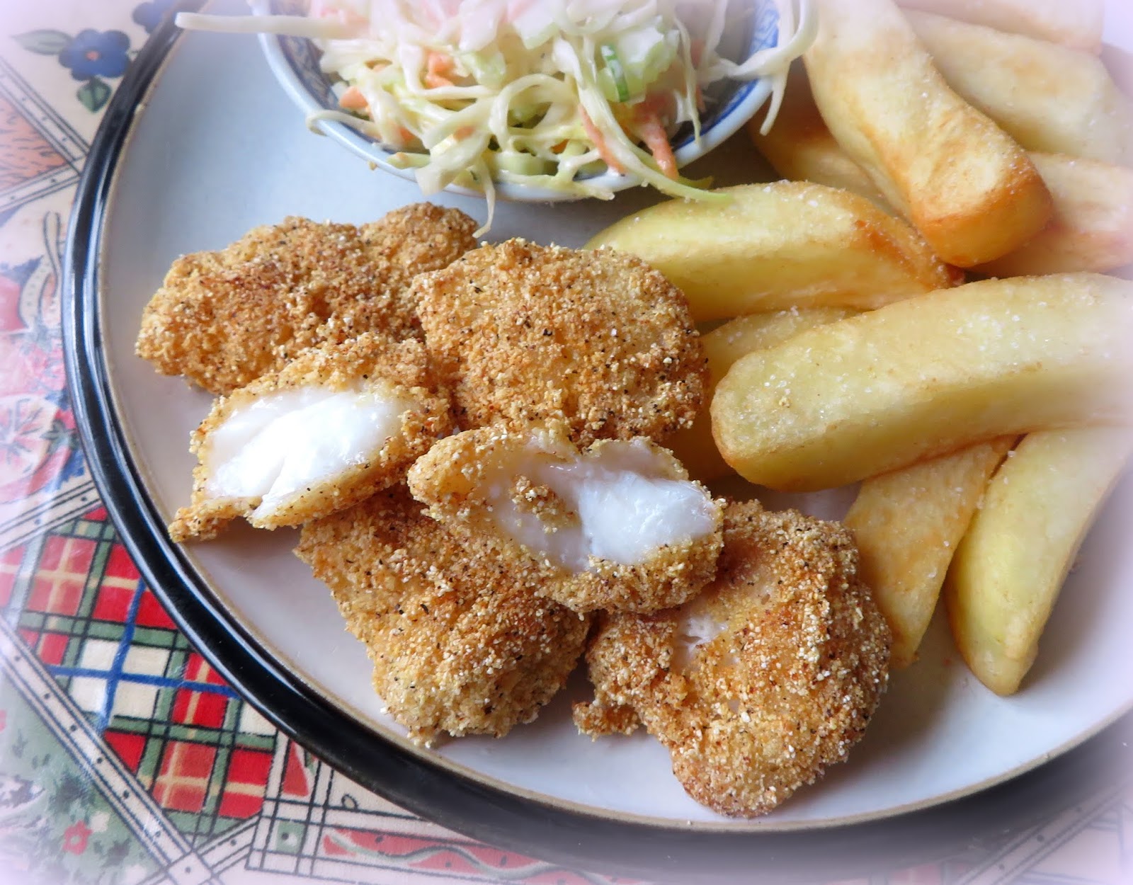 Cornmeal Crusted Cod Cheeks | The English Kitchen