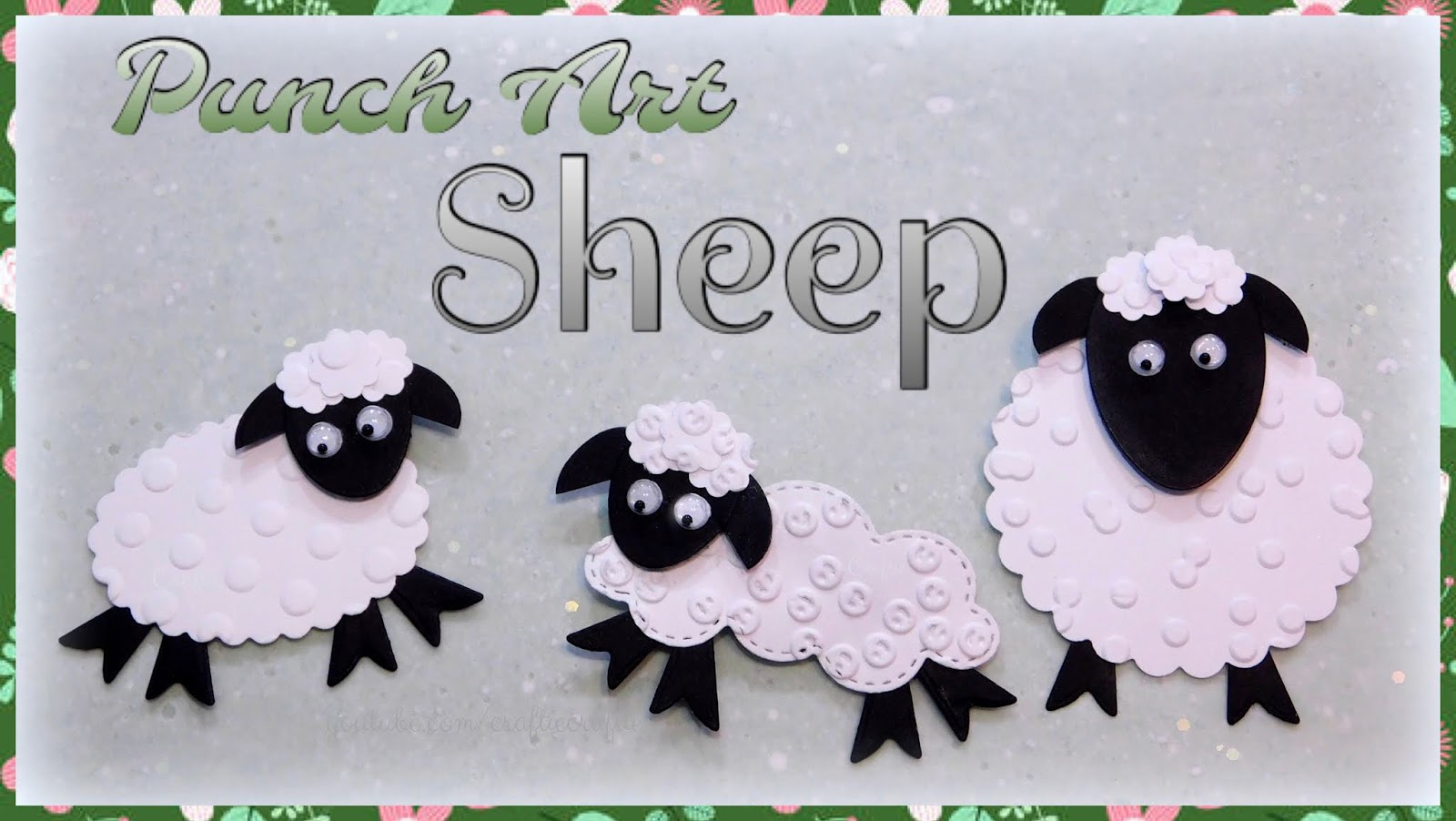 Craftie Kaleidoscope : Punch Art Sheep