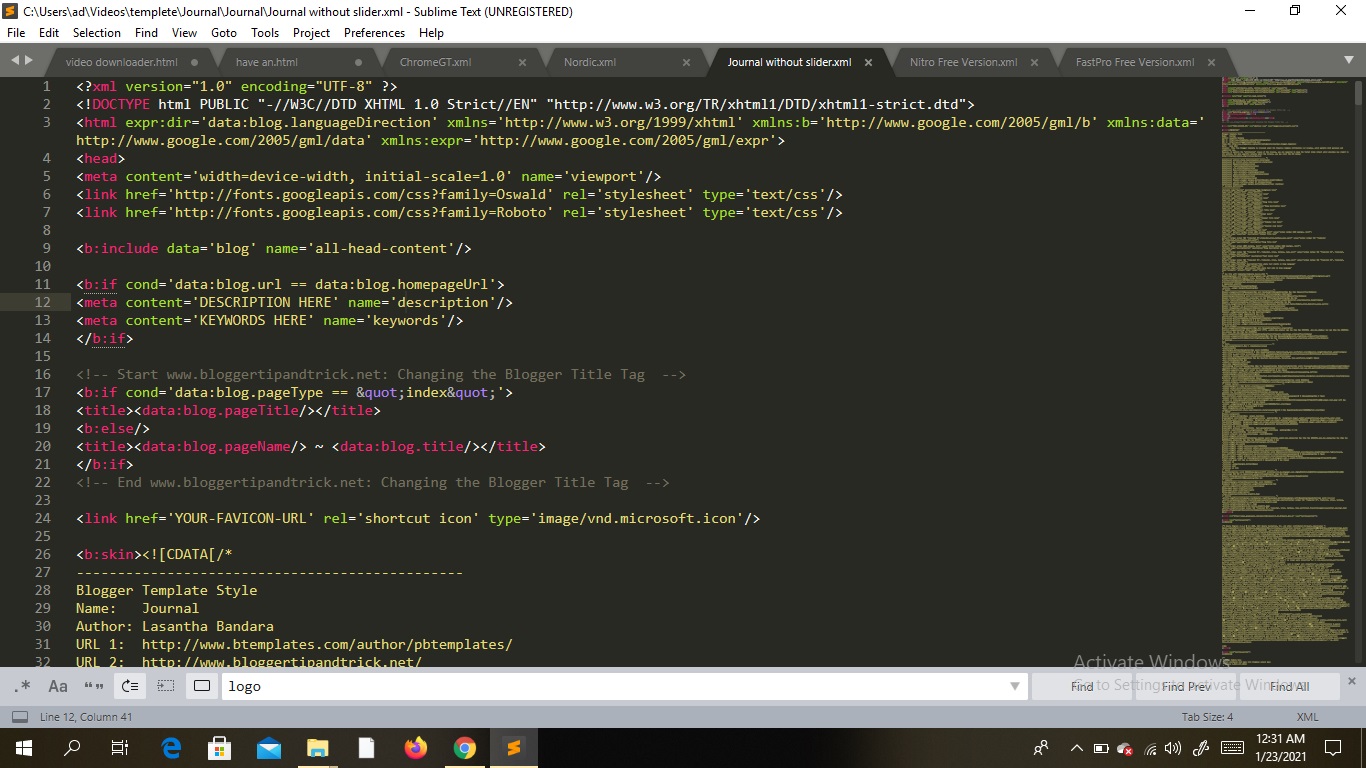 How do I add a external theme to blogger - How do I create a custom ...