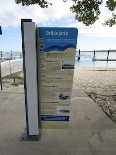 Bribie Island History: Bongaree Jetty Heritage signs 2020