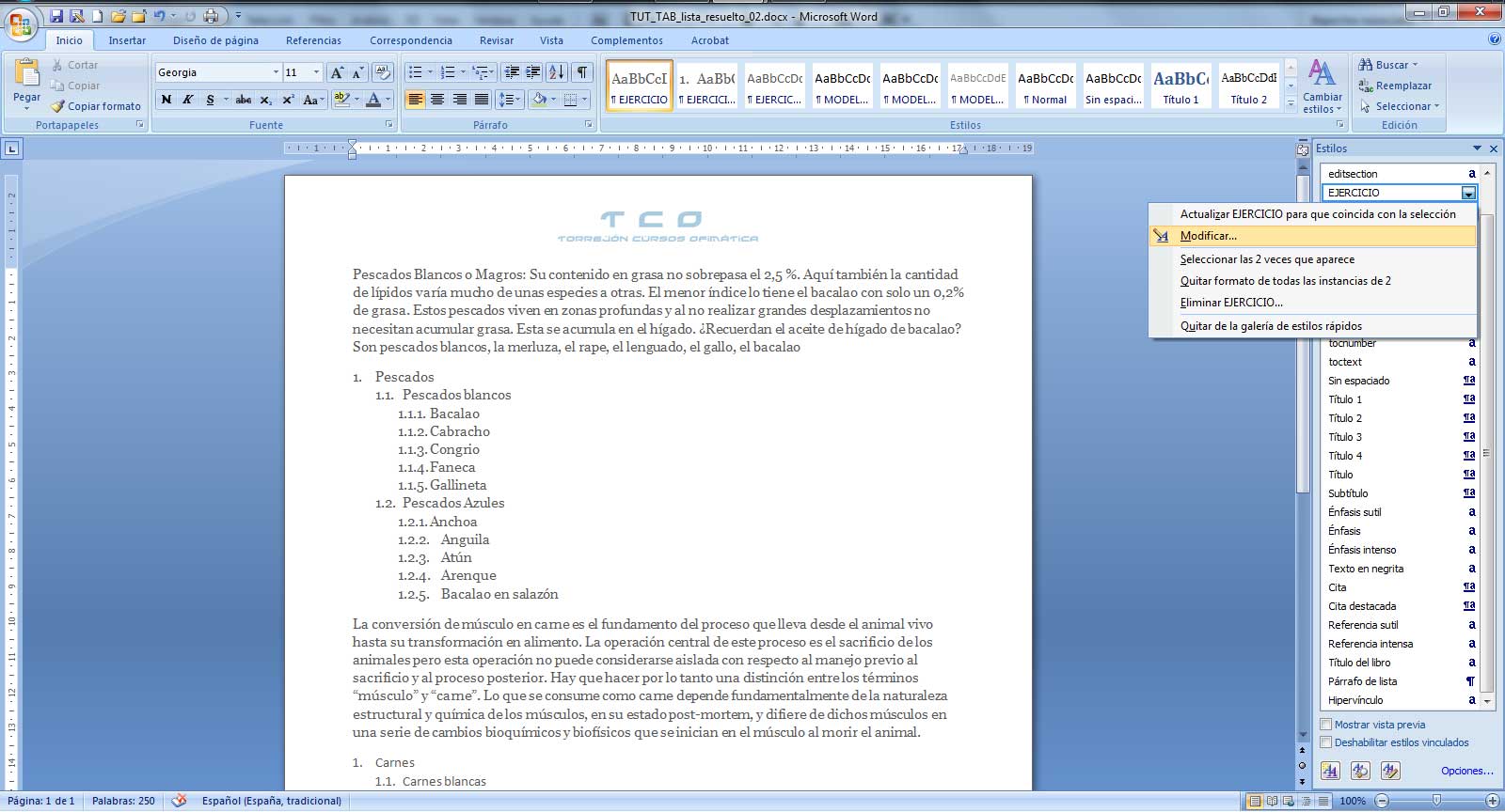 WORD: WORD_TUT_11_listas